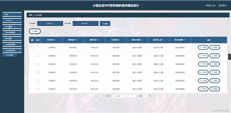 ssm毕设项目小微企业ERP软件物料需求模块设计55ss9java VUE Mybatis Maven Mysql sprnig 开发一个