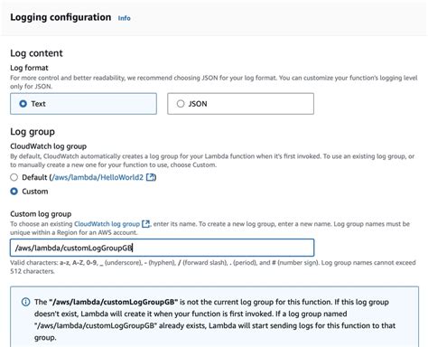 Aws Lambda Log Aggregation Using Cloudwatch Custom Log Group And Logs Insights Dev Community