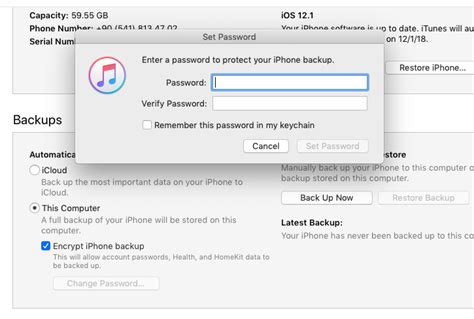 Change Iphone Backup Password Snodiy