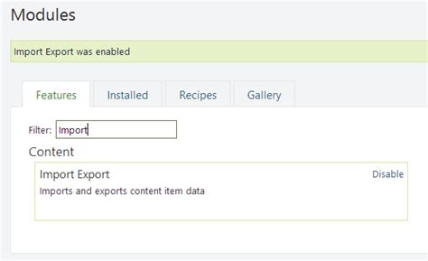 Import Export Orchard