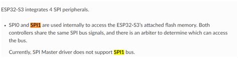 Esp32c3esp32s3 Use Spi0 And Spi1 Concurrency Constraints For Flash Or