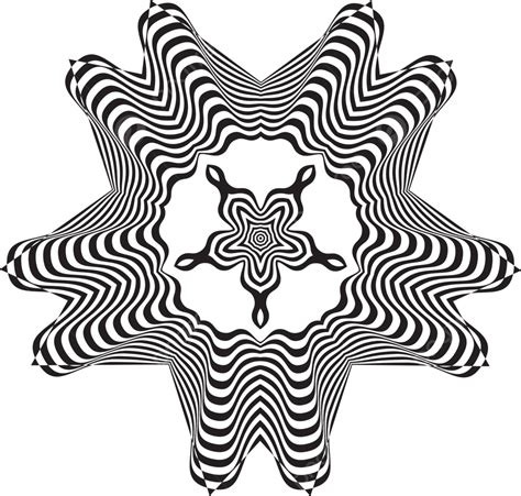 Optical Illusion Abstract Element Abstract Concept Colorful Vector Abstract Concept Colorful