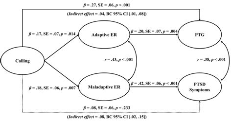 Structural Model Note All Direct Path Estimates Are Standardized