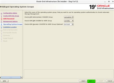 Step By Step Asm Grid Installation In Oracle Standalone