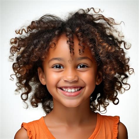Premium Ai Image Jubilant 8yearold Barbadian Girl With Joyful Laugh