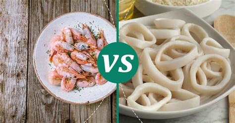 Squid Vs Shrimp Nutrition Showdown