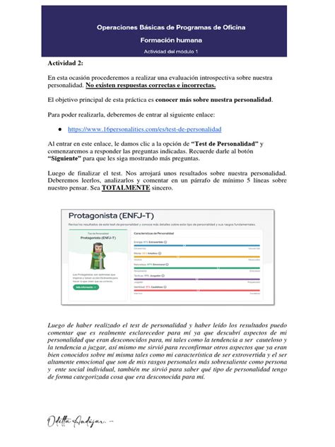 Actividad 2 Modulo 1 Odetta Andujar Pdf