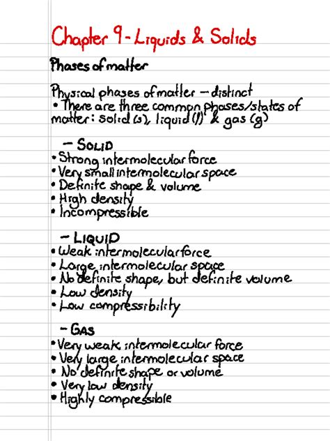 Chapter Liquids Solids CHE Baylor University Studocu