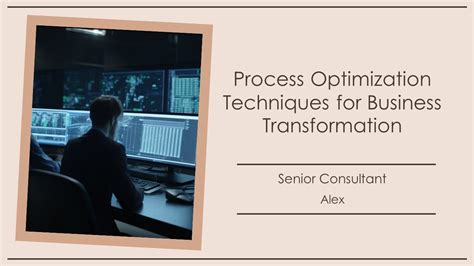 Process Optimization Techniques For Business Transformation Ppt Designs At