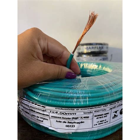 Cabo 4mm Fio Flexivel Rolo Com 100 Metros Shopee Brasil