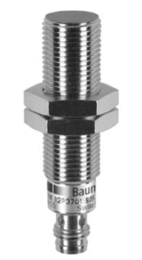 Ifrm 12p1701 S35l Baumer Baumer Inductive Threaded Barrel Proximity Sensor M8 4 Mm Detection