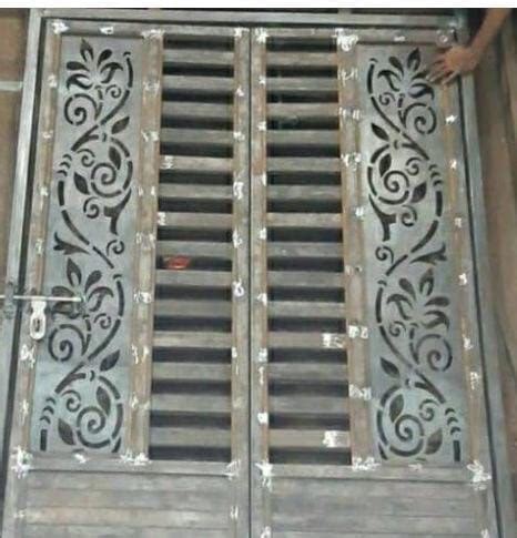 Leaf With Curl Steel Main Gate Design Makerbhawan
