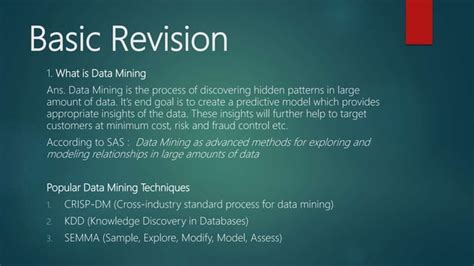 Data Mining Technique Semma Pptx