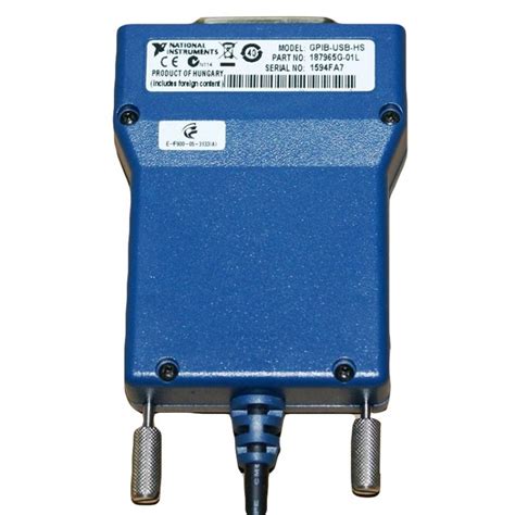 National Instrumens Ni Gpib Usb Hs Gpib Data Acquisition Card 778927 01