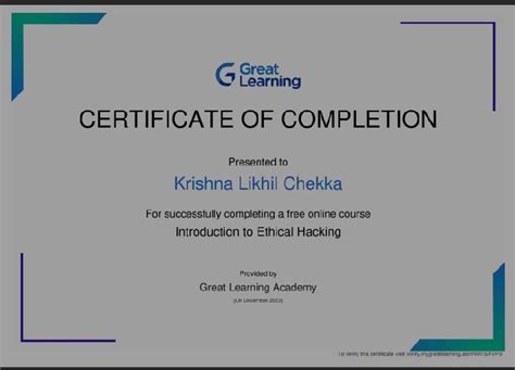 Krishna Likhil Chekka On Linkedin Greatlearningacademy Greatlearning