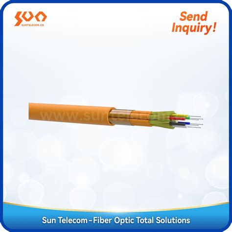 Ftth Optical 24 44 Cores Single Mode Multi Mode Indoor Distribution Fiber Optic Cable Fiber