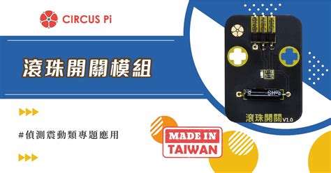 Arduino 震動偵測專案 滾珠開關模組附範例程式 Circus Pi