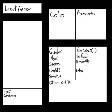 Oc Template By Kasshokuneko On Deviantart