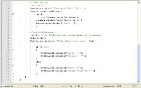 Struktur Kontrol Dalam Java Aya Desains Blog