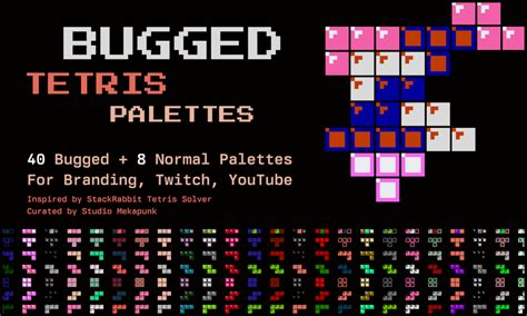 Bugged Tetris Palettes Figma