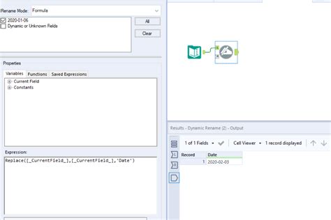 Solved How To Rename One Column Which Is A Date String Alteryx Community