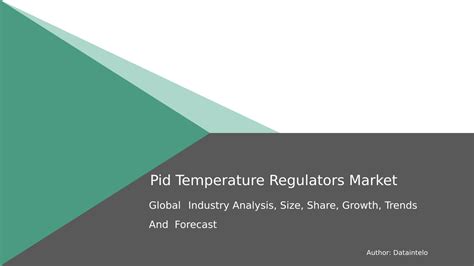Pid Temperature Regulators Market Report Global Forecast From 2025 To