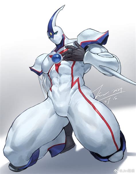 Elemental Hero Neos Yu Gi Oh And More Drawn By Jin Sirius J Danbooru