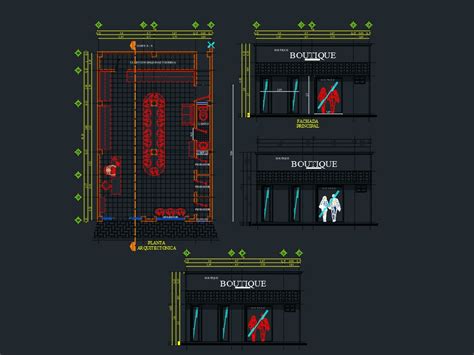 Clothing Store In Autocad Cad Download 421 64 Kb Bibliocad