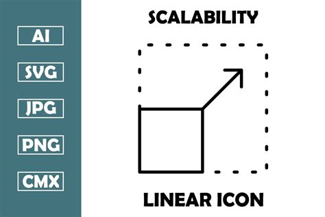 Scalability Vector Line Icon Design Graphic By Pexelpy Creative Fabrica