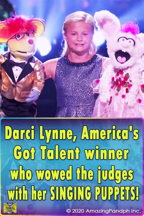 Darci Lynne Americas Got Talent Winner Who Wowed The Judges With Her