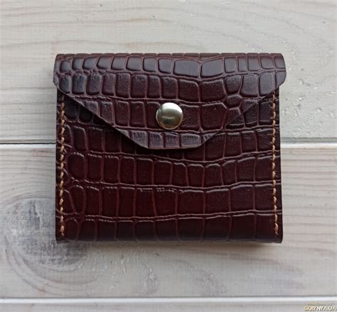 Купити Жіночий шкіряний гаманець ручної роботи Skrynya Ua