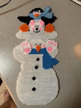 Moments Of Introspection Plastic Canvas Kit Snow Friends Stack