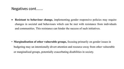 Gender Responsive Budgeting Pptpptx