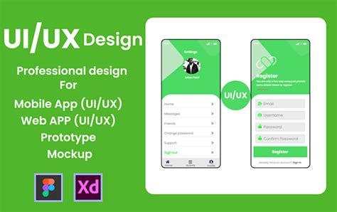 do mobile app ui ux design using figma ui ux design by mudassir606 fiverr