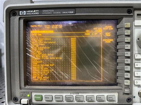 HP 35670A Dynamic Signal Analyzer OPT UK4 1D2 1D3 AN2 Novus Ferro Pte Ltd