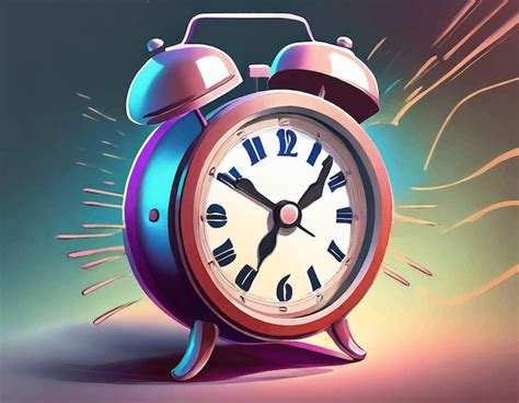 Premium Vector Alarm Clock Wakeup Time