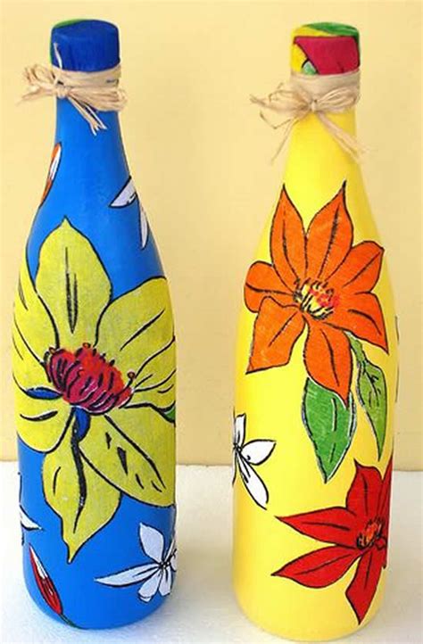 Arte Em Garrafas De Vidro 50 Inspirações Pop Lembrancinhas