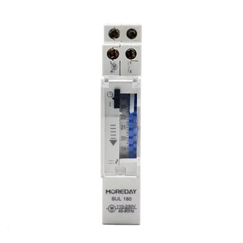 DIN Rail Sul180 Time Switch Mechanical Timer Switch 24 Hours Programmable Timer 16A Time Switch