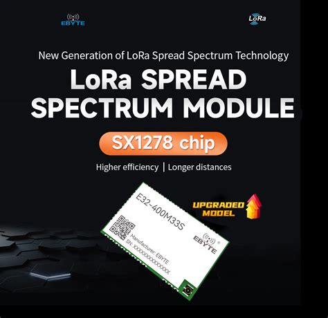 Ebyte E32 400m33s 33dbm Sx1268 433470mhz Lora Wireless Module Iot