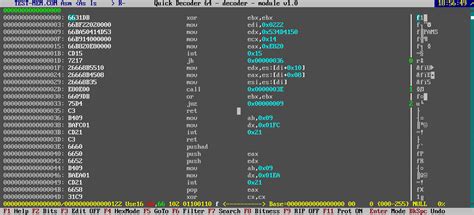 Flat Assembler Quick Decoder 64 64 Bit Hex Editor For Dos V10