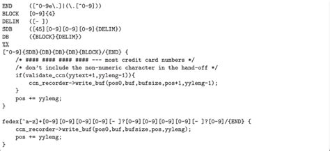 E These Excerpts From Bulkextractors Scanacctsflex Input File For