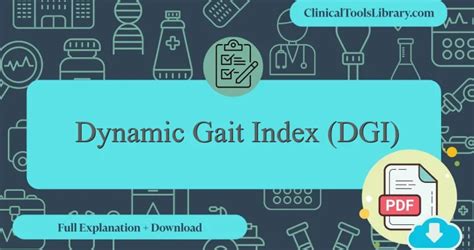 Dynamic Gait Index Dgi Complete Explanation Pdf