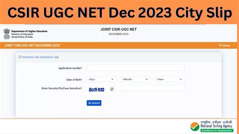 CSIR UGC NET Dec 2023 City Slip Download From Csirnet Nta Nic In Check Here Steps To Download