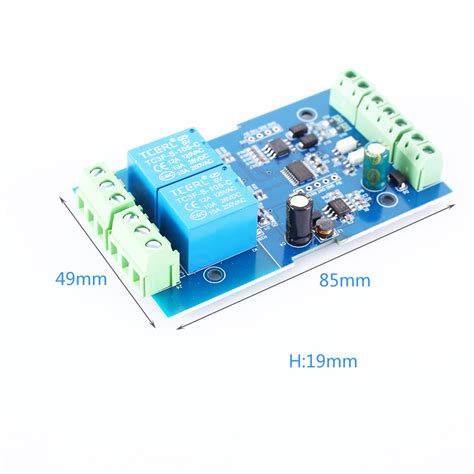 Dual Modbus Relay Module 2bit Modbus Rtu Switch Rs485 Ttl Controller