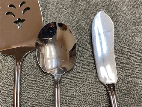 Oneida Rushmore Deluxe Stainless Flatware 4 Serving Pc Set Etsy