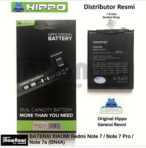 Jual Baterai Hippo Xiaomi Redmi Note Note Pro Note S Bn A Bn A Multivariasi