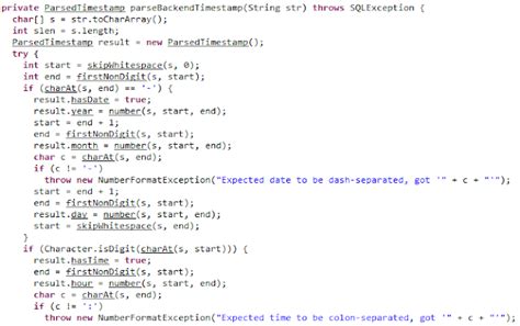 db연결시 date format에 따른 timestamp 데이터 조작 오류 분석 na s collected garbages