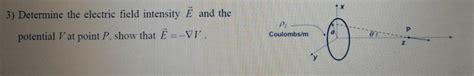 3 Determine The Electric Field Intensity E And The