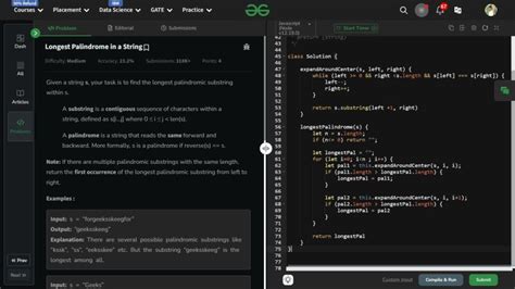 Palindrome Longestpalindromicsubstring Expandaroundcenter Naresh