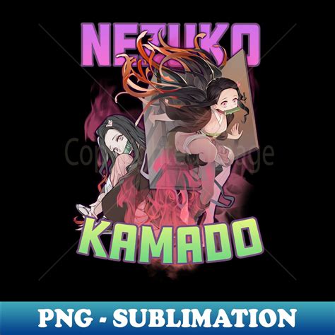 Bootleg Demon Slayer Nezuko Kamado Vintage Sublimation Png Inspire
